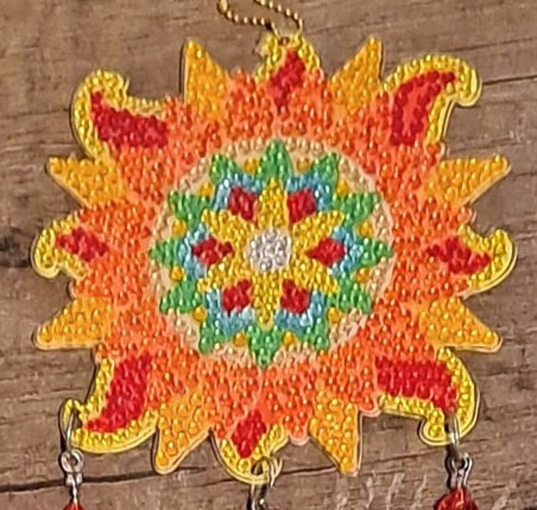 Sun Diamond Art Sun Catcher - Etsy