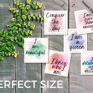 PRINTABLE AFFIRMATION CARDS| Self Love| Encouragement| Instant Download ...