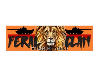 Feral Bumper Stickers - Etsy