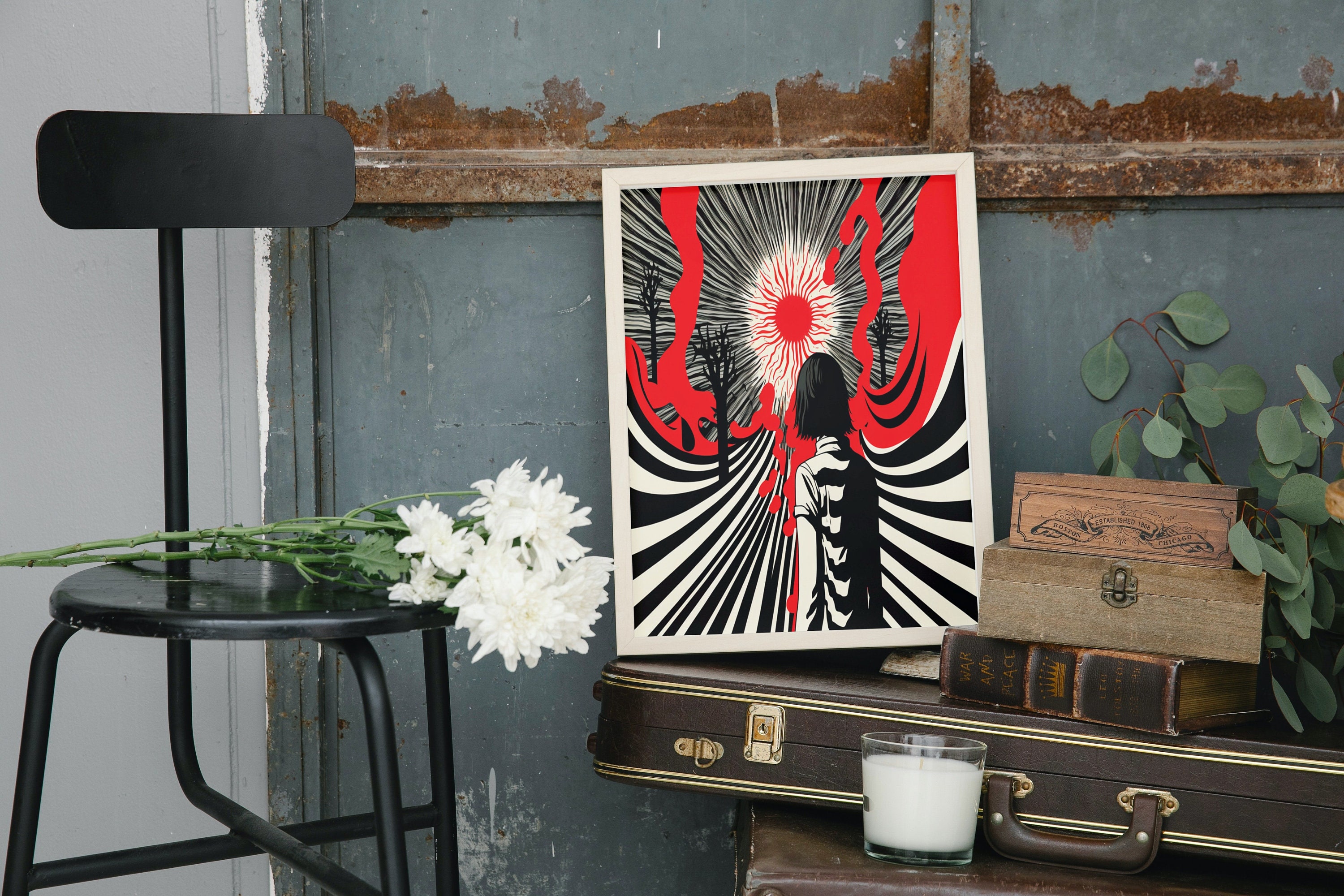 Pop Art Deco Art Digital Art Print, AI Generated, Wall Art, AI Art ...