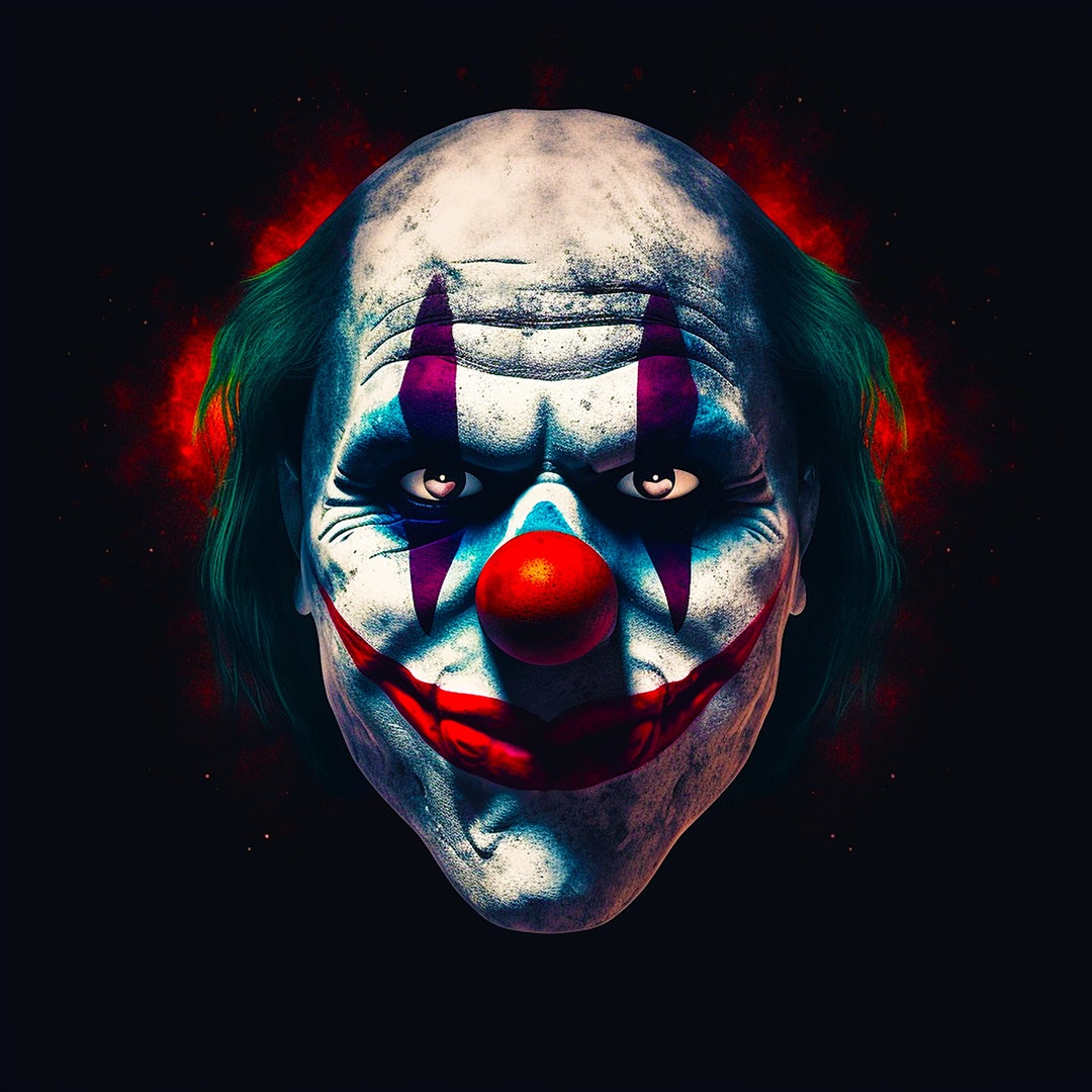 Clown AI Generated, Wall Art, AI Art, Digital Download, Home Decor ...