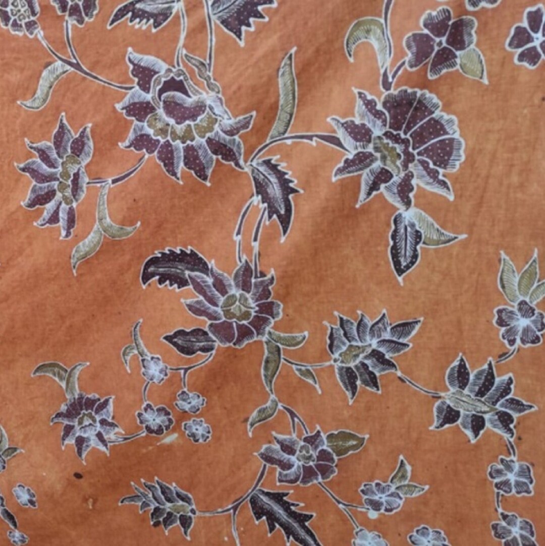 Indonesian Authentic Traditional Soil-dyed Batik 01 Cultural Heritage ...