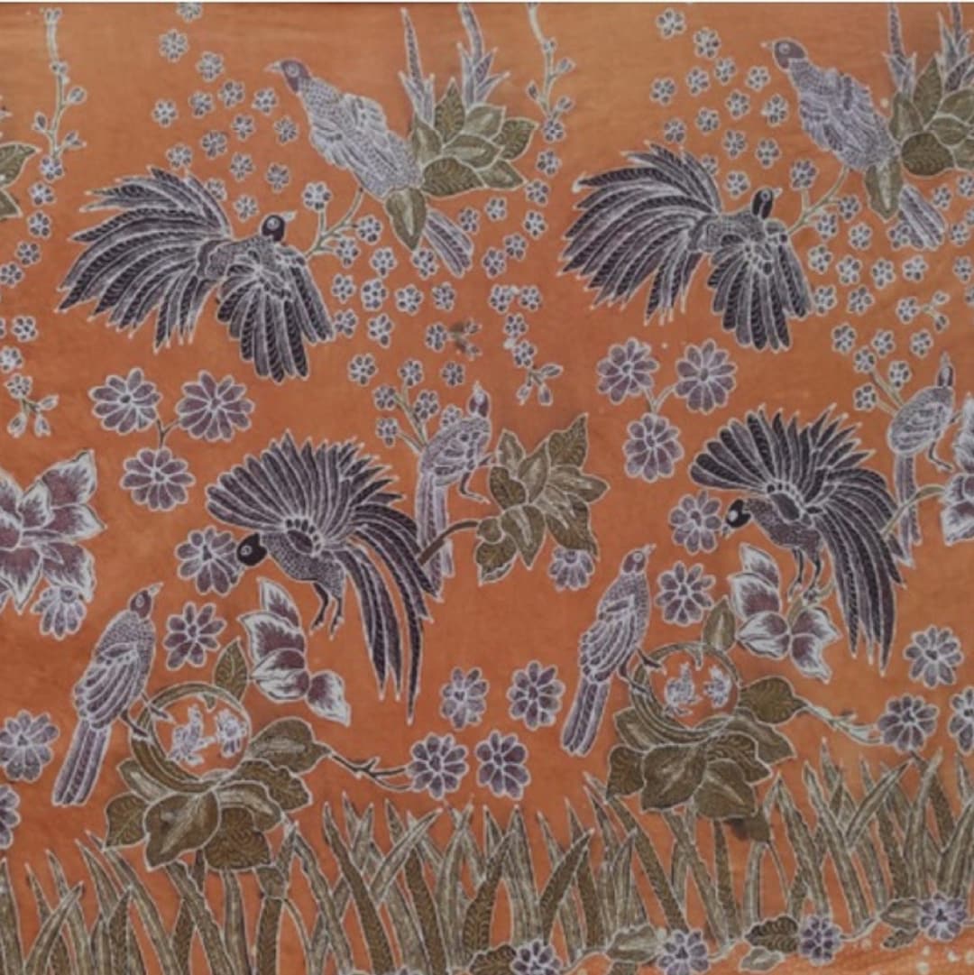 Indonesian Authentic Traditional Soil-dyed Batik 02 Cultural Heritage ...