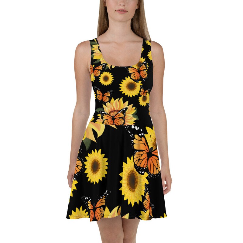 Sunflower Dress Women - Etsy