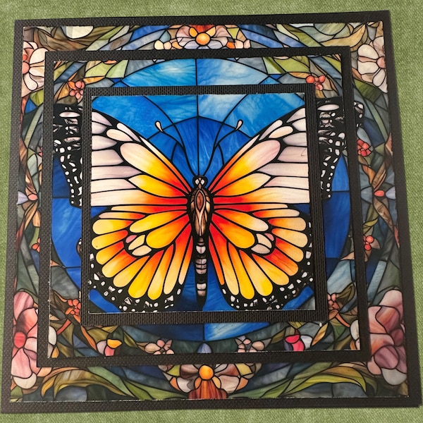 Stained Glass Butterfly - Etsy
