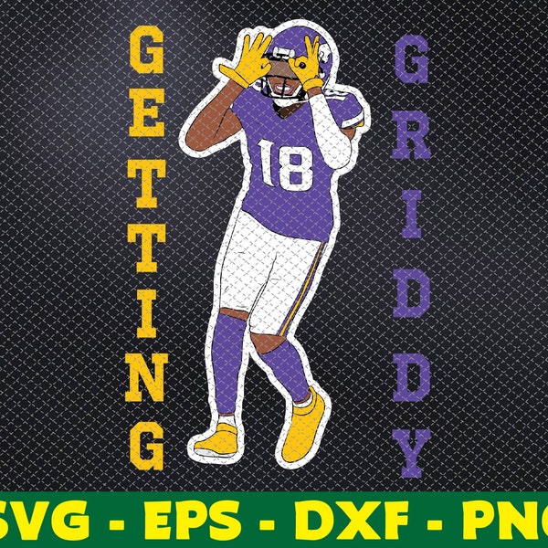 Justin Jefferson Griddy Png Digital Download - Etsy
