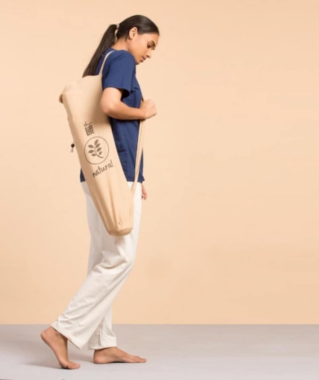 Isha Natural Yoga Mat Cover - Etsy