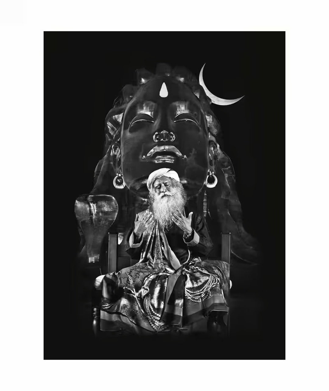 Sadhguru Adiyogi Poster - Etsy