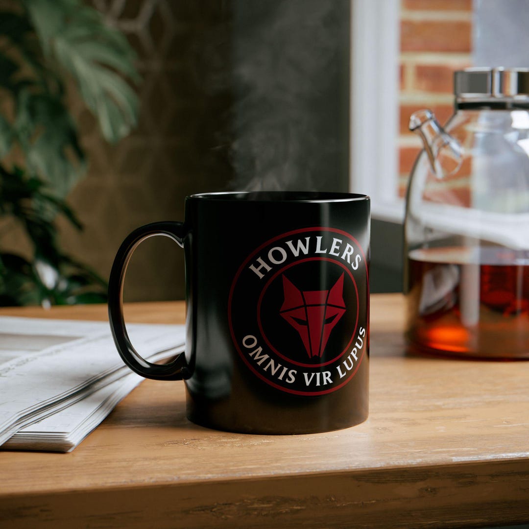 Red Rising Mug - Howlers Wolf Sigil | Sci-fi Book Lover Coffee Cup Gift ...