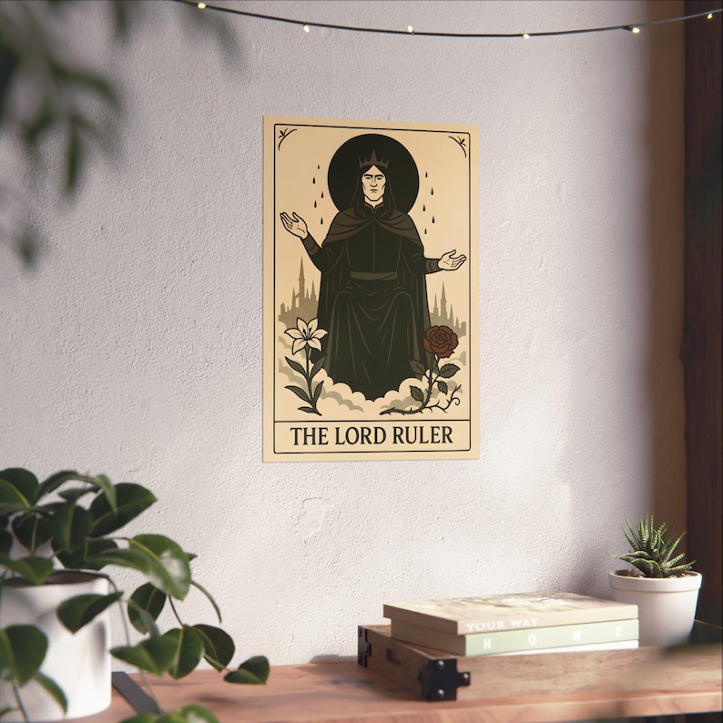 The Lord Ruler Poster - Mistborn Art Print - Dark Fantasy Wall ...