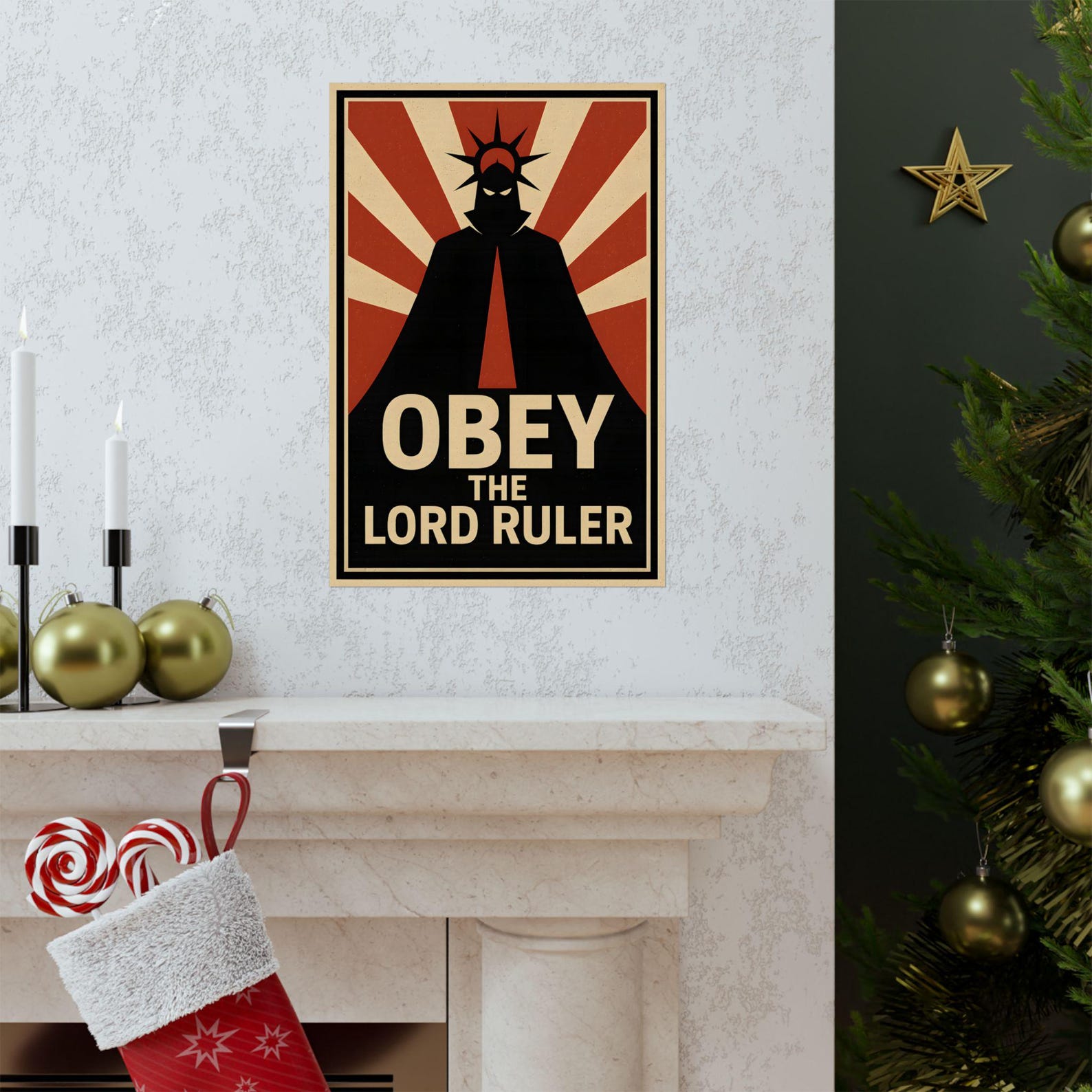 Obey the Lord Ruler Art Print - Mistborn Poster - Fantasy Propaganda Wall Art - Brandon ...