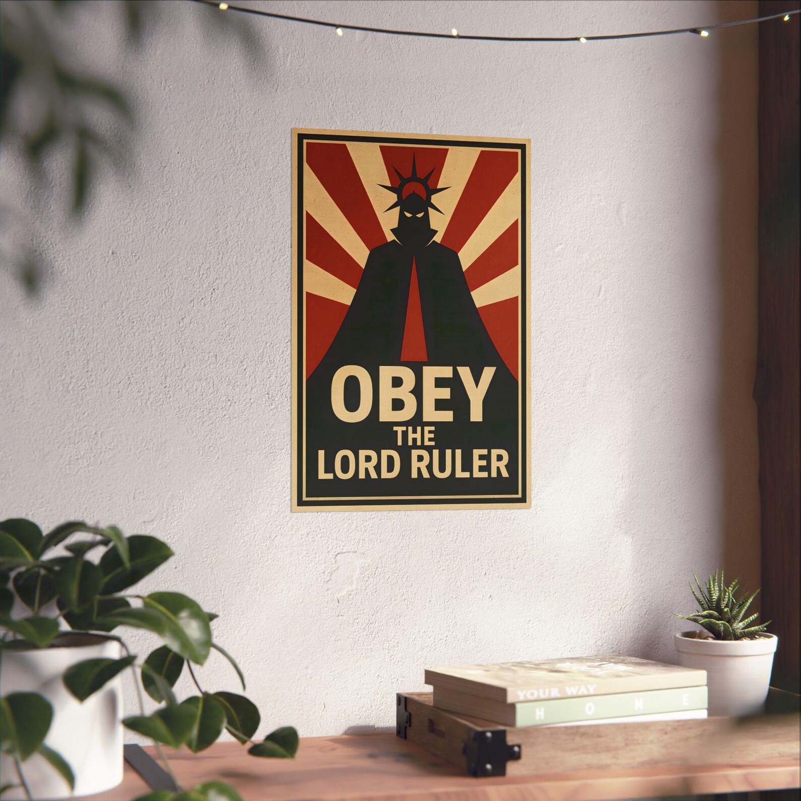 Obey the Lord Ruler Art Print - Mistborn Poster - Fantasy Propaganda Wall Art - Brandon ...