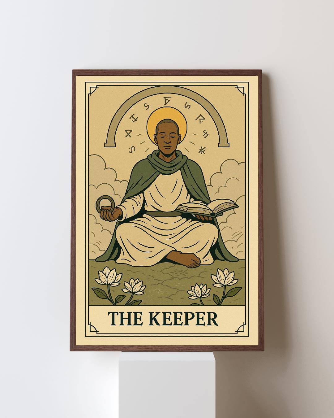 The Keeper Art Print - Sazed Mistborn Poster - Fantasy Book Wall Art ...
