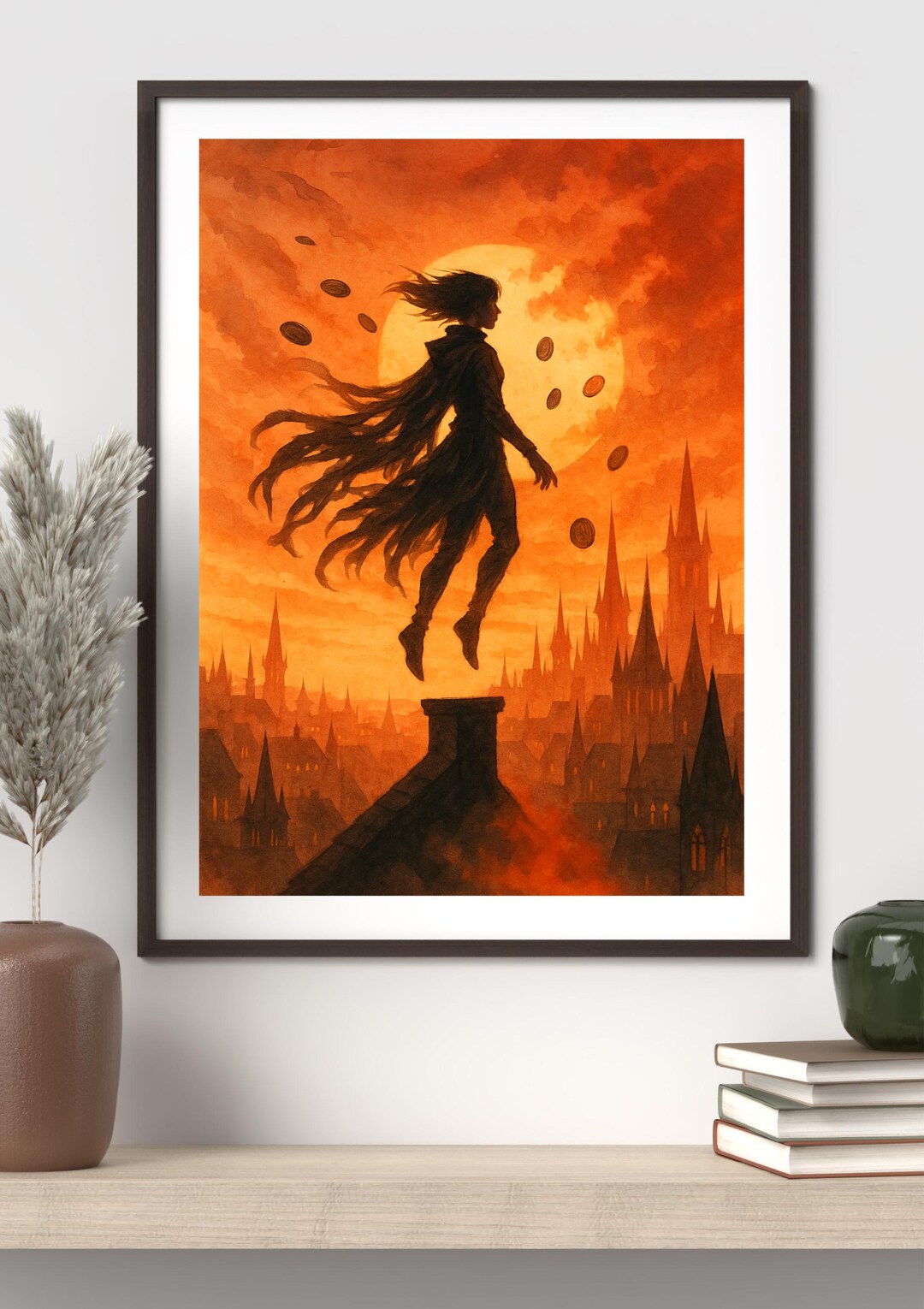 Vin Mistborn Art Print - the Mistborn Hero Poster - Brandon Sanderson ...