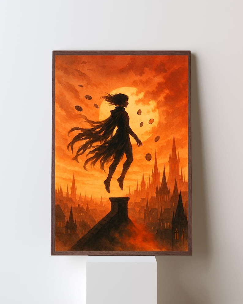 Vin Mistborn Art Print - the Mistborn Hero Poster - Brandon Sanderson ...
