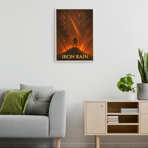 Iron Rain Red Rising Poster | Darrow of Lykos | Sci-fi War Art Print ...