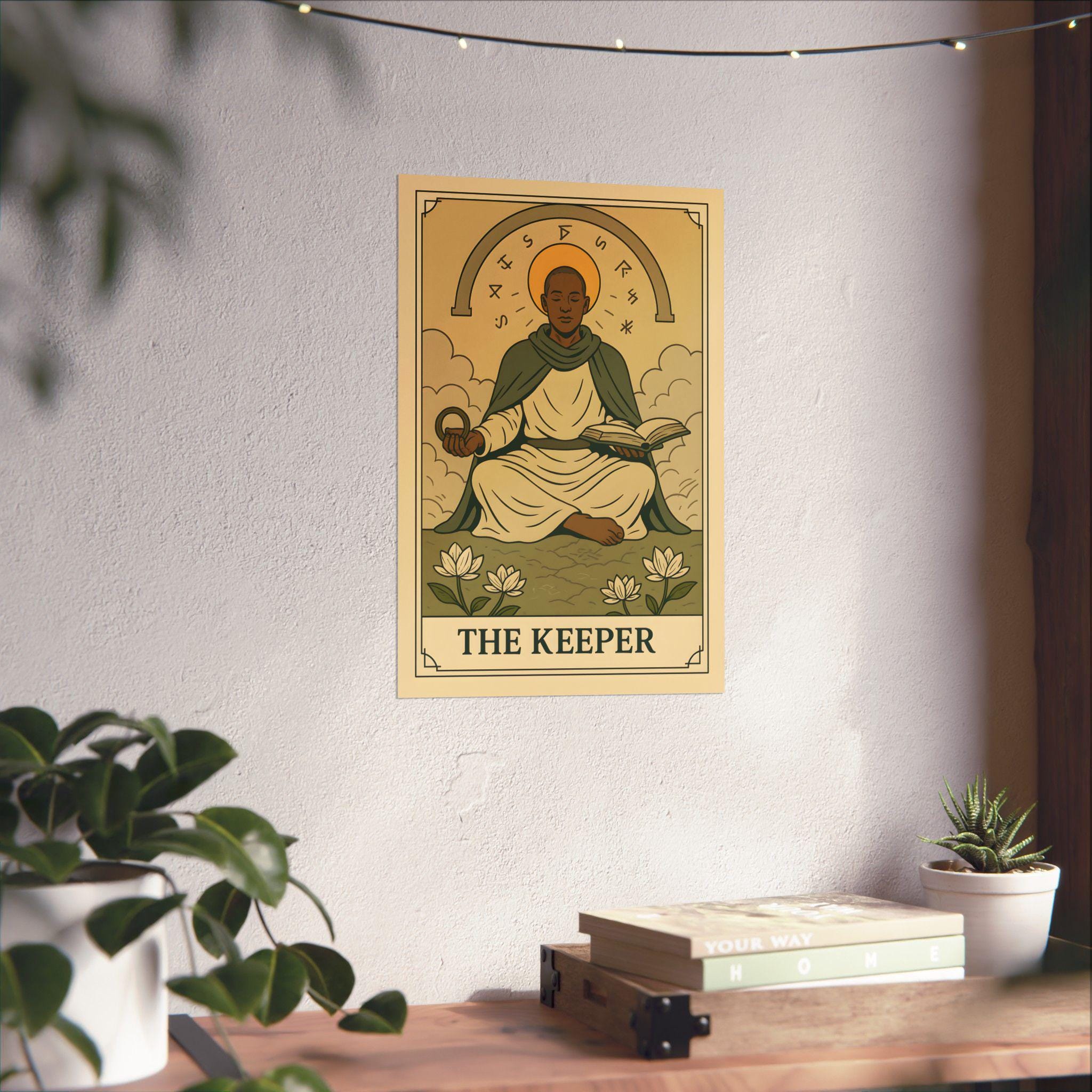 The Keeper Art Print - Sazed Mistborn Poster - Fantasy Book Wall Art ...