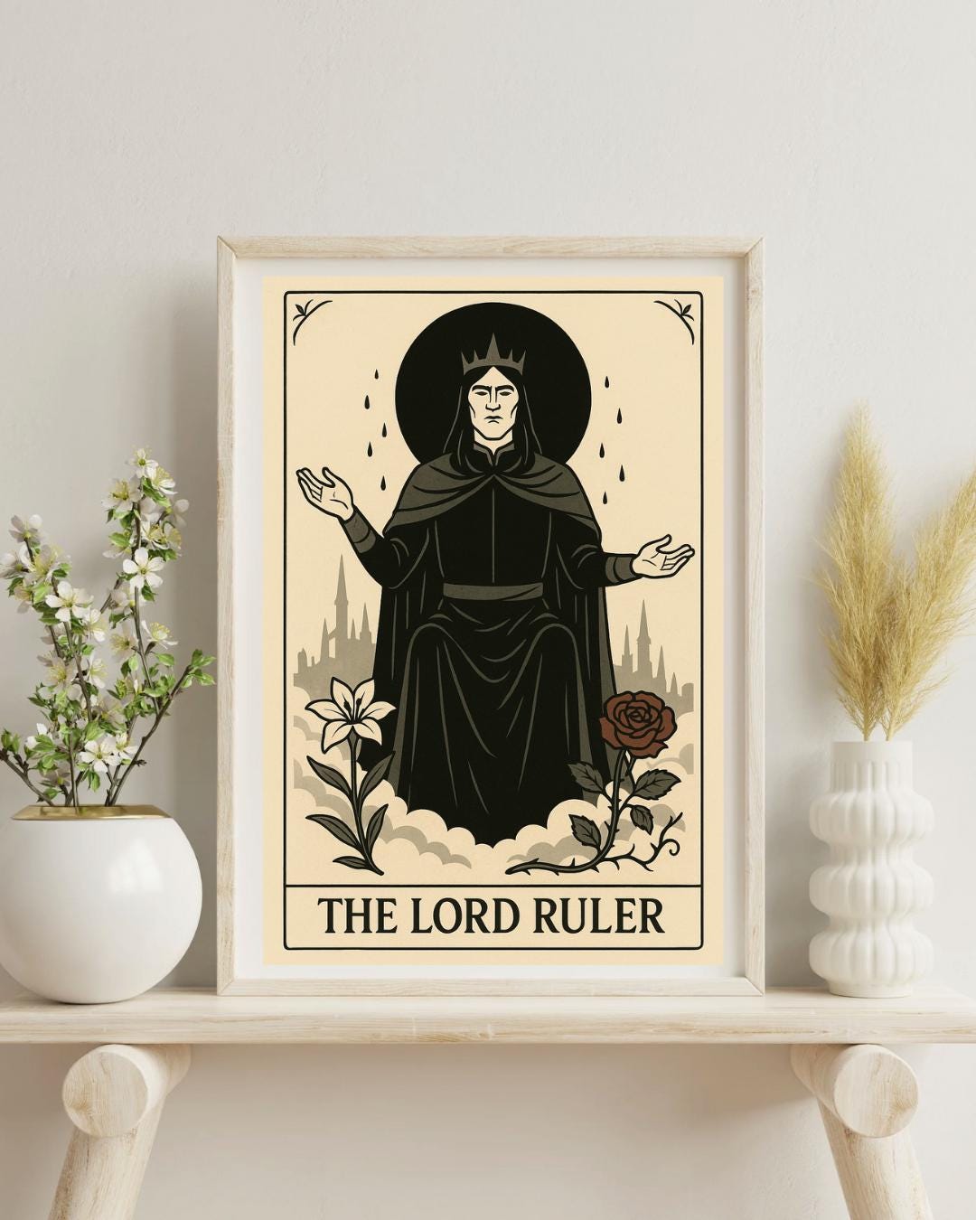 The Lord Ruler Poster - Mistborn Art Print - Dark Fantasy Wall ...
