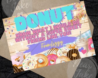 Digital Valentine's Day Card, Digital Card, Printable Card, Food Card ...