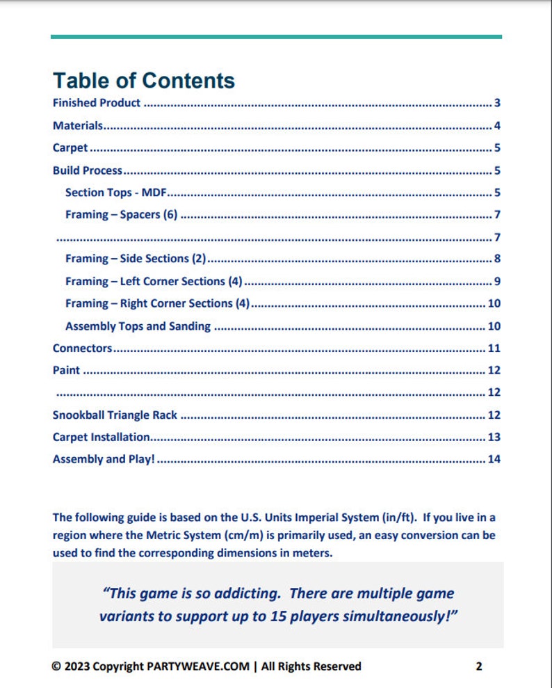 Snookball: A 15-page Builders Guide - Etsy
