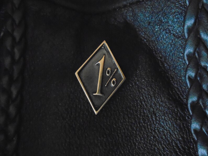 1% Badge/ Bronze Metal/ Diamond / One Percent Badge - Etsy