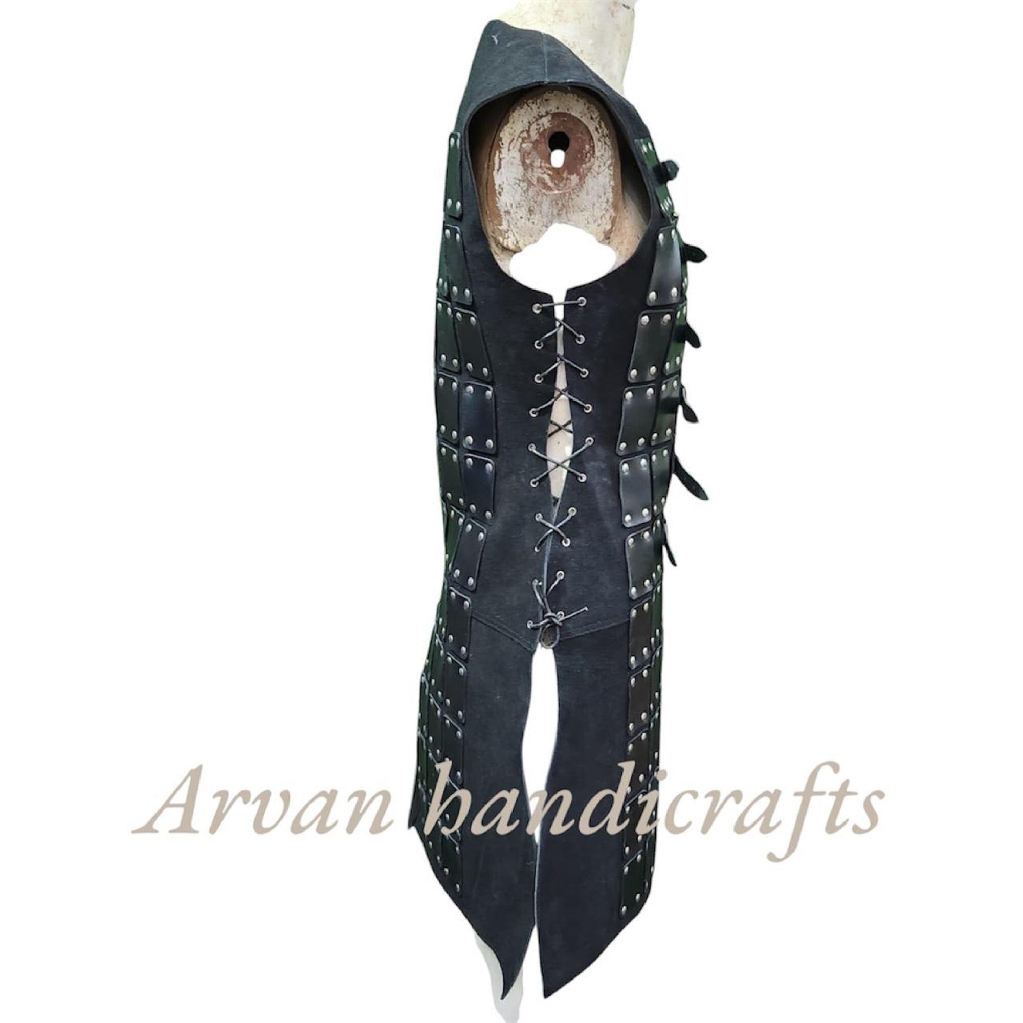 Leather Brigandine Armor: Medieval LARP Costume, Ren Faire Outfit - Etsy