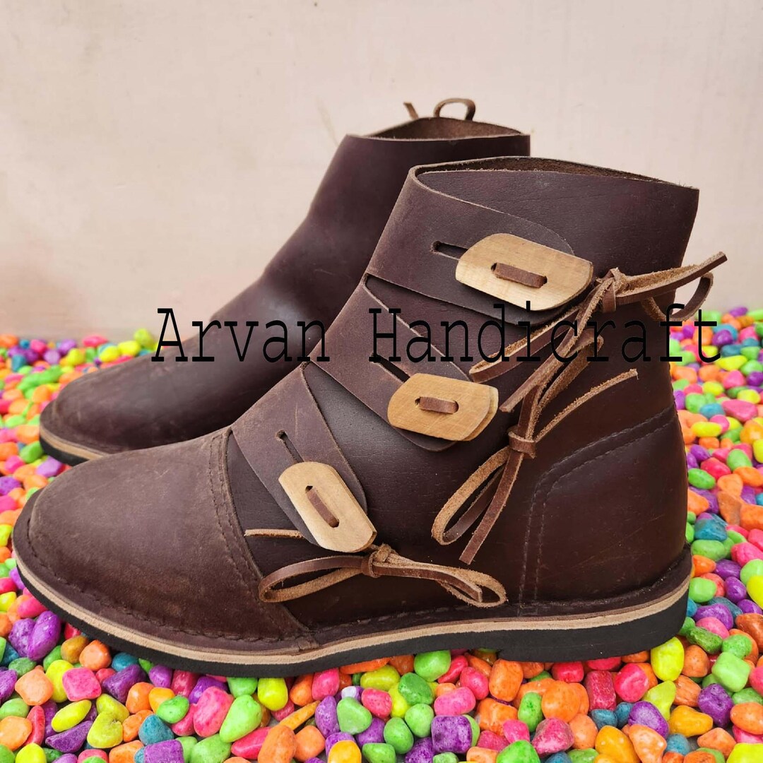 Viking Shoes Jorvik Handmade Ankle Shoes - Etsy