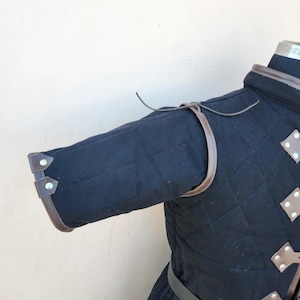 Witcher Larp Padded Doublet Gambeson Cotton Fabric Clothing Medieval ...