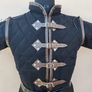 Witcher Larp Padded Doublet Gambeson Cotton Fabric Clothing Medieval ...