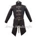 Medieval Gambeson Cotton Fabric Black Leather Trim, - Etsy