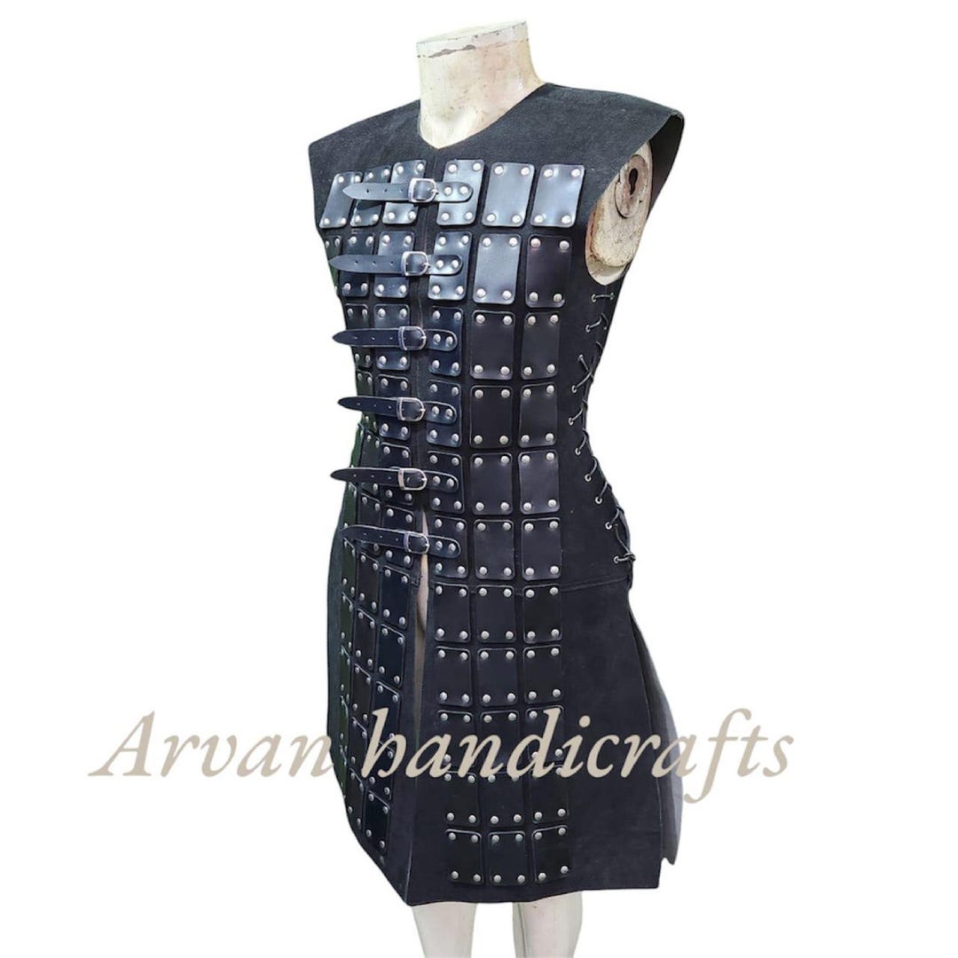 Leather Brigandine Armor: Medieval LARP Costume, Ren Faire Outfit - Etsy