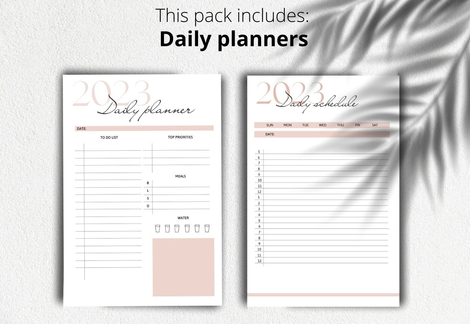 Printable Life Planner, 2023 Calendar, Pdfinstant Download, Weekly ...