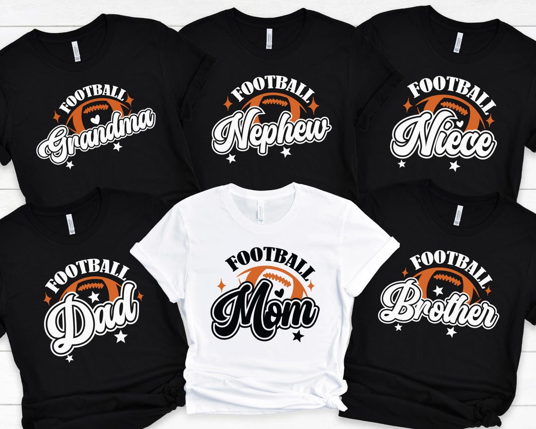 Football Family Shirts, Biggest Fan Shirts, Football Girl Matching Gift ...