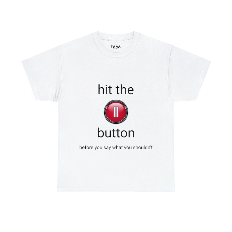 Hit the Pause Button T-shirt - Etsy