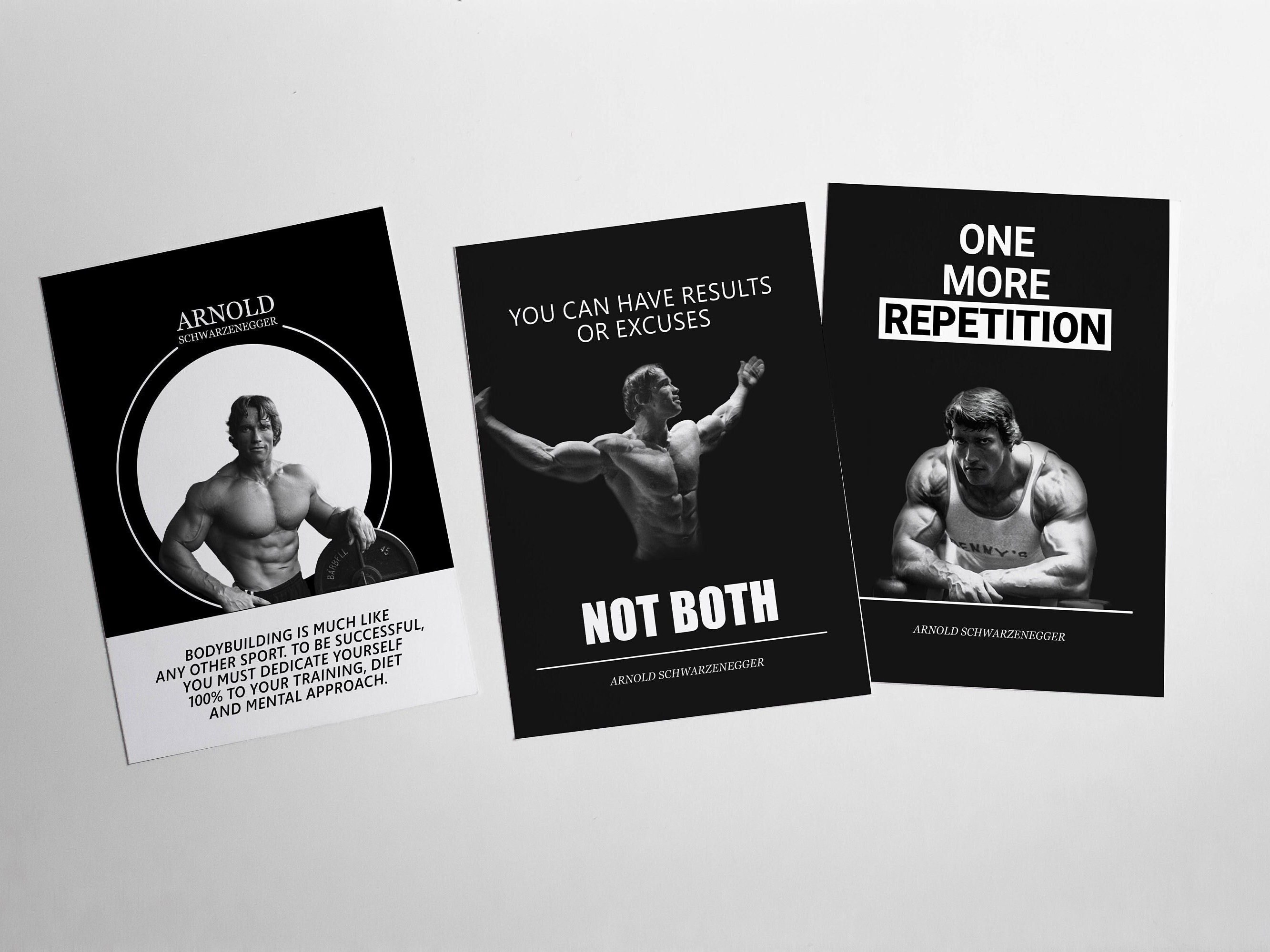 Arnold Schwarzenegger Motivational Poster