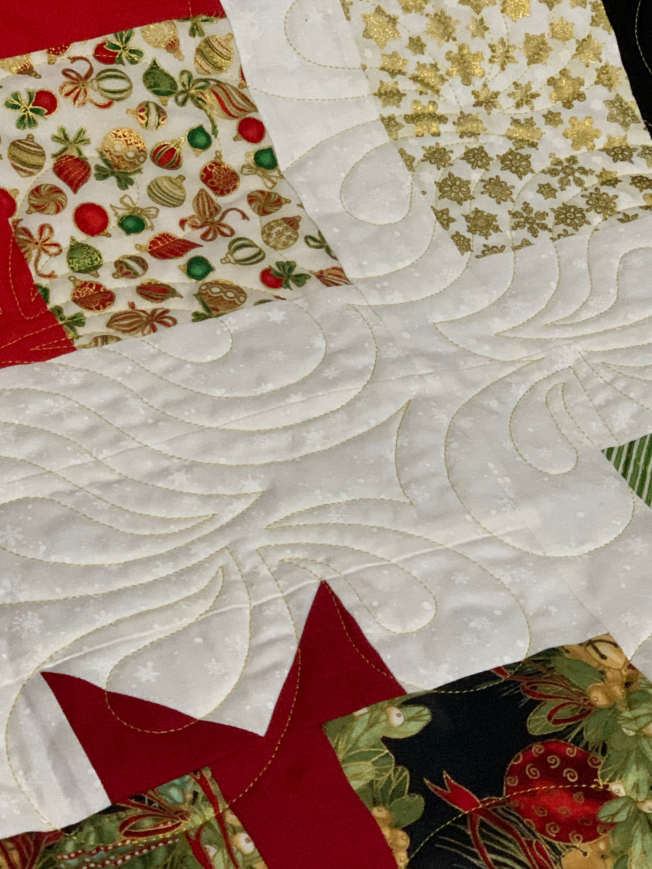 Christmas Quilt of Gift Boxes With Bows in Bright Colors - Etsy