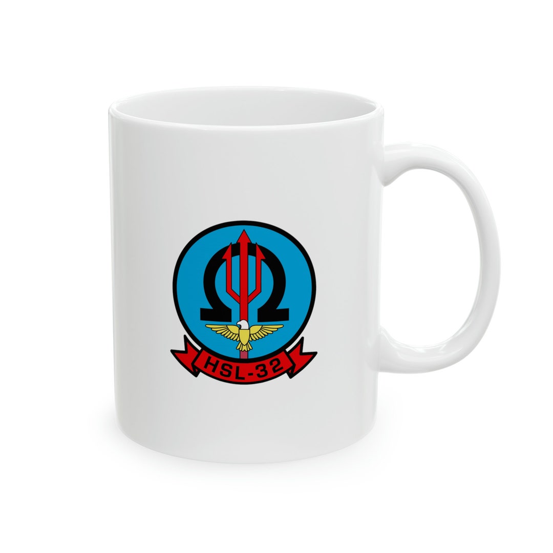 HSL-32 "invaders" Aircrewman Mug - Navy, Helicopter Anti Submarine ...