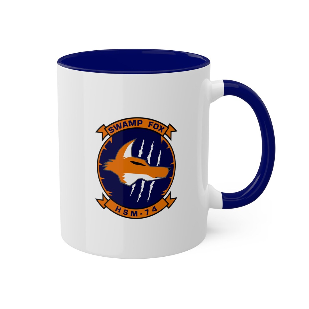 HSM-74 "swamp Foxes" Naval Aircrewman 10oz. Mug, Navy,, Aviation, Wings ...