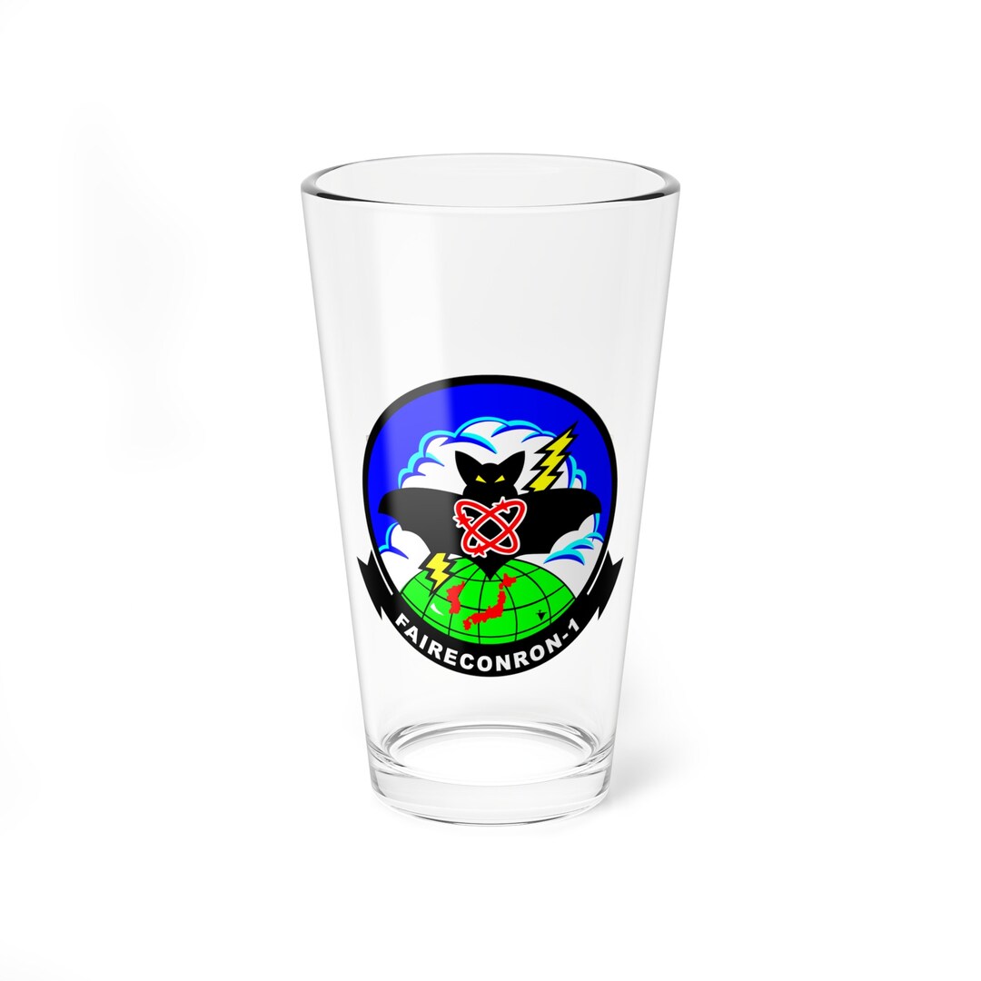 VQ-1 legacy Logo world Watchers Naval Flight Officr Pint Glass ...