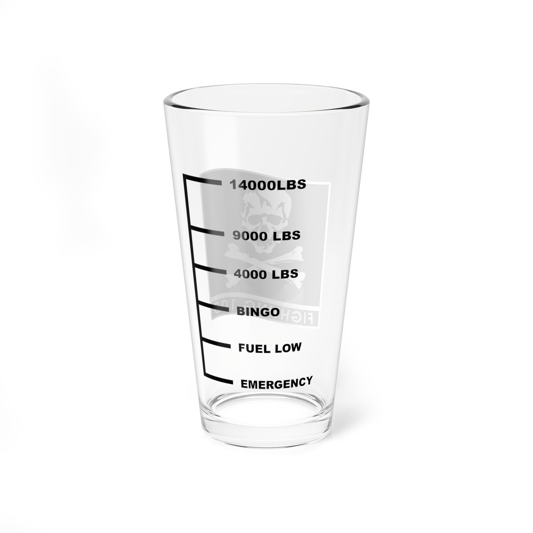 VFA-103 "jolly Rogers" Fuel Low Pint Glass, Navy Strike Fighter ...