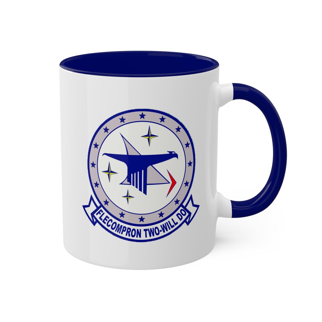 VC-2 "blue Falcons" Naval Flight Officer 10oz. Mug, Navy Composite ...