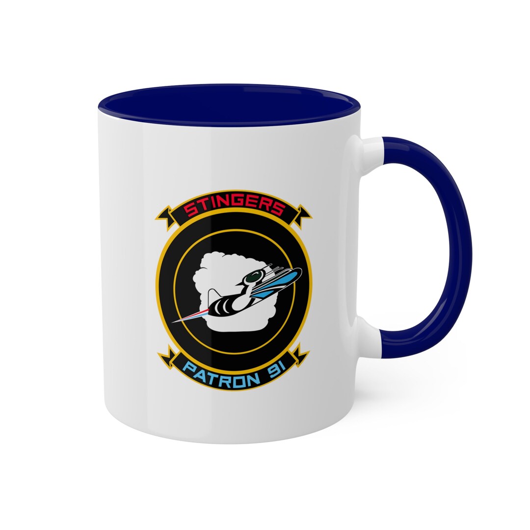 VP-91 "stinger" Naval Aviator 10oz. Mug, Navy Maritime Patrol Squadron ...
