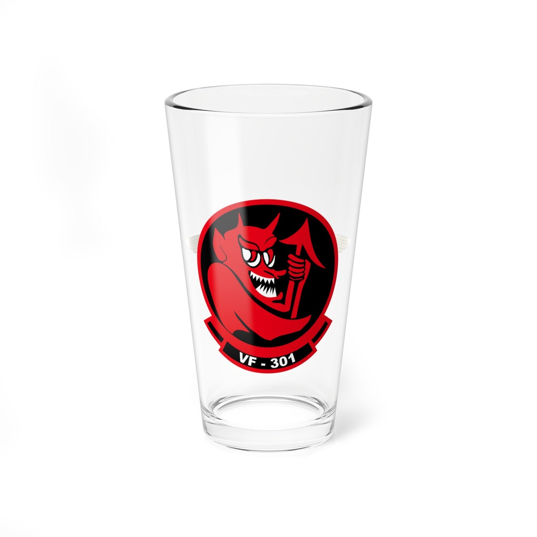 VF-301 Devil's Disciples NFO Pint Glass, US Navy Fighter Squadron - Etsy