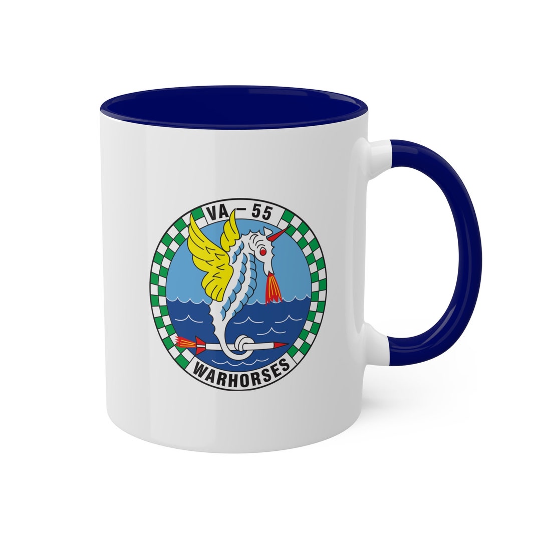 VA-55 "warhorses" Naval Aviator 10oz. Navy Attack Squadron Flying the A ...