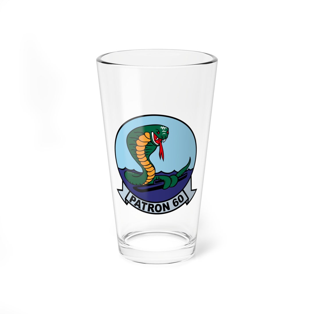 VP-60 "cobras" Aviator Pint Glass US Navy Patrol Squadron Flying the P ...