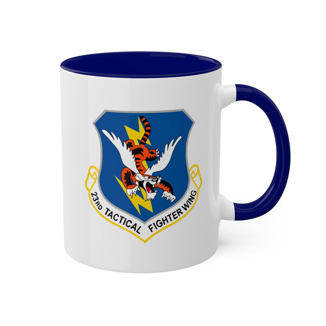23rd Tactical Fighter Wing 10oz. Mug, USAF, Fighter Squadron, Aviation ...