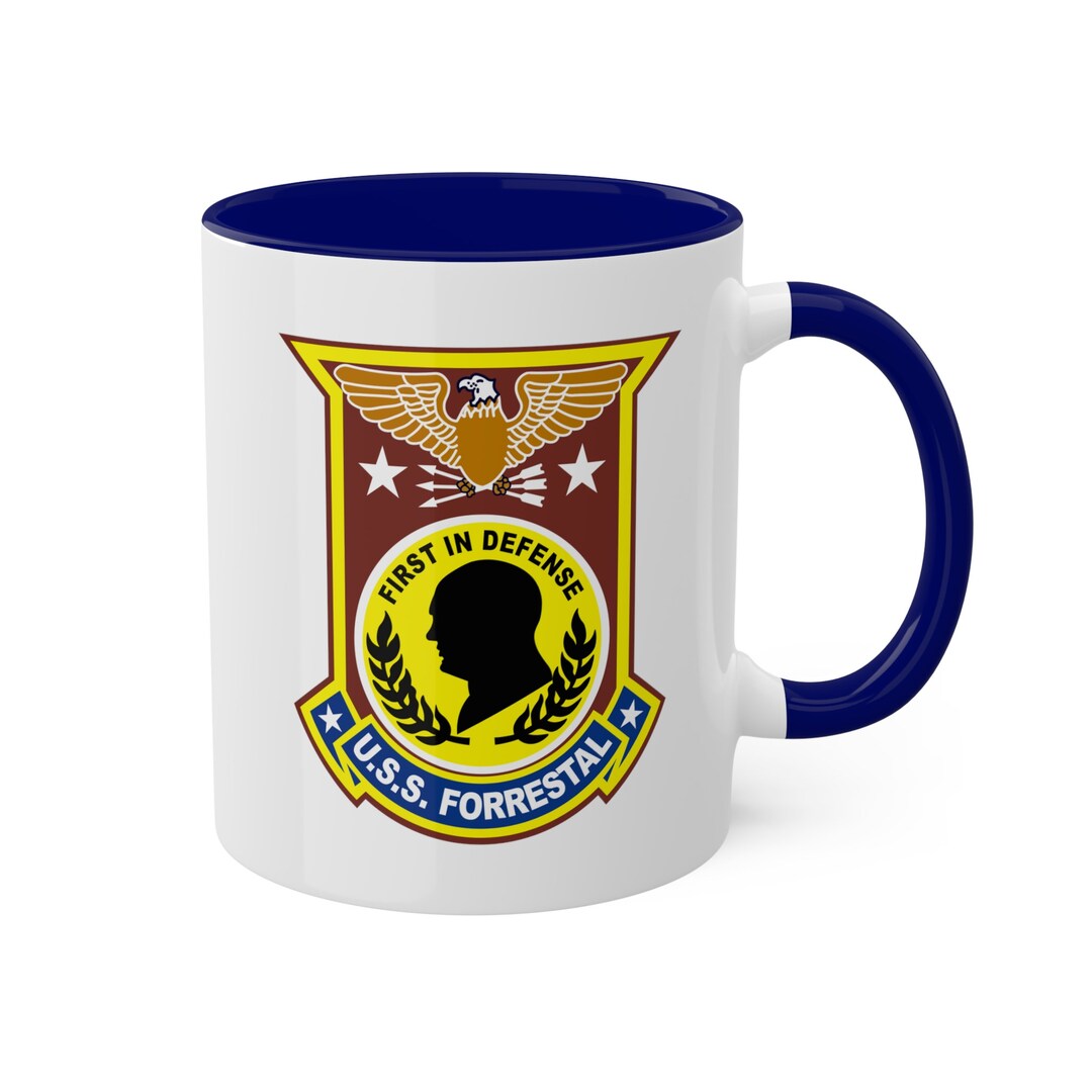 USS Forrestal ESWS Pin 10oz. Coffee Mug - Etsy