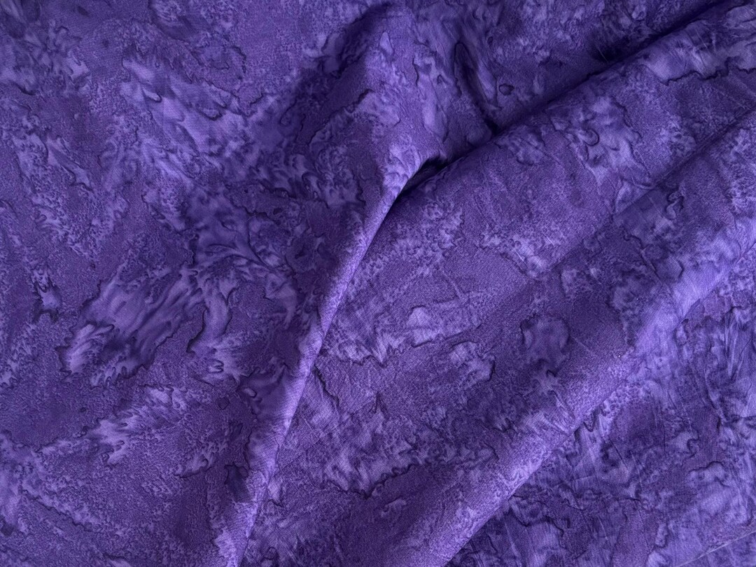 Purple Batik Fabric by the Yard, Great for Quilting and Sewing Projects ...