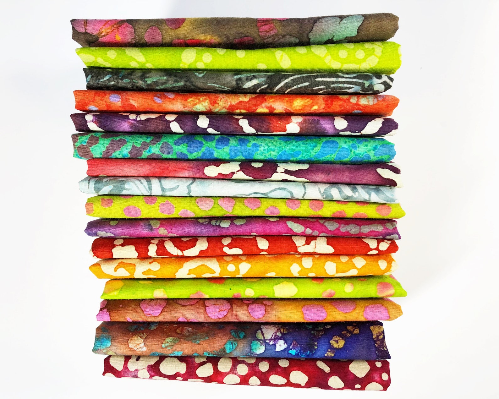 Batik Fabric Scraps for Quilters, Build Your Fabric Stash, One Pound ...
