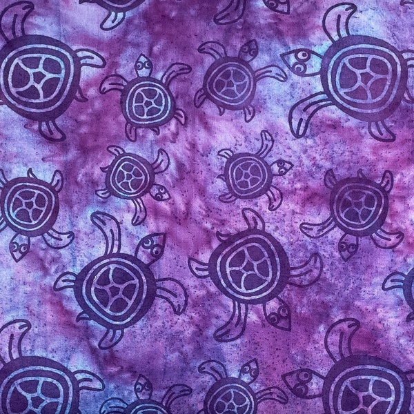 Purple Batik Turtles - Etsy